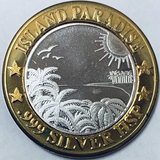 Island Paradise Norwegian Cruise Line Gaming Token .999