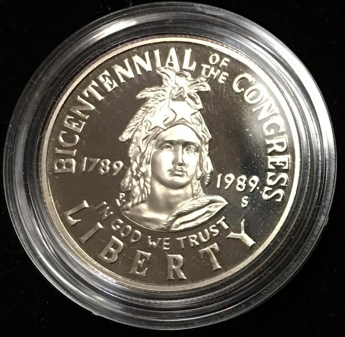 1989-S 50c Congress Bicentennial Commemorative Half (#0546) on Oct 07 ... 1989-S 50c Congress Bicentennial Commemorative Half (#0546) on Oct 07 ...