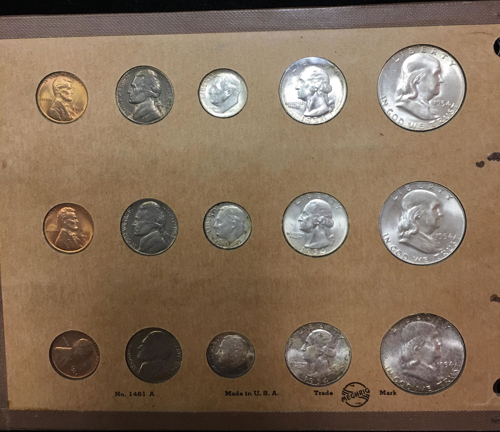 1954 PDS Single MINT SET in a *Wayte Raymond* VINTAGE - Dec 03, 2021 ...