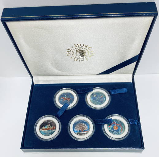 1999 Five Statehood Quarters Inaugural Edition 1999 The Morgan Mint ...