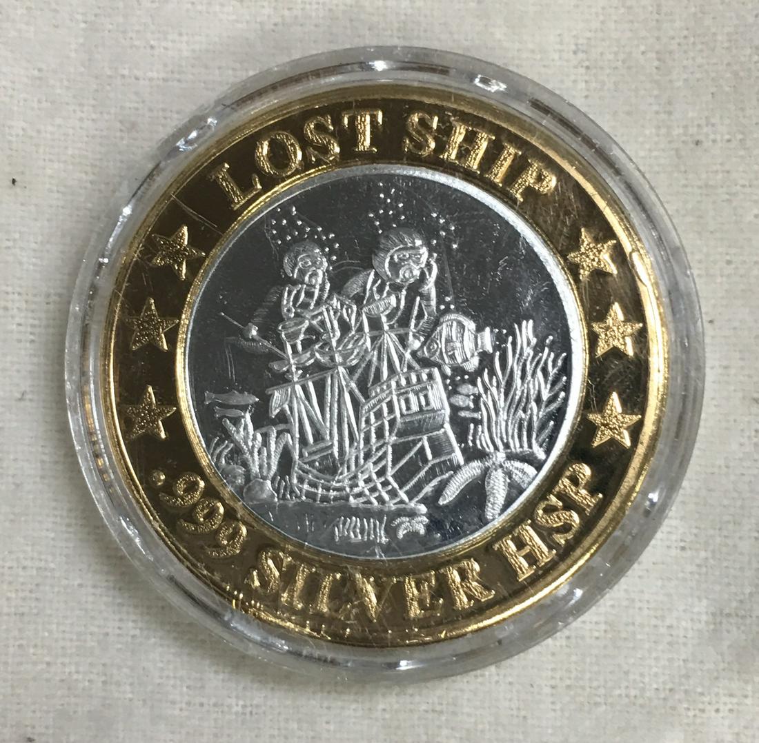 Lost Ship.999 Silver Hsp Luxury Cruise Ship Token