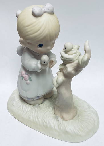 1983 Precious Moments Jonathan & David His Eye is on the Sparrow ...