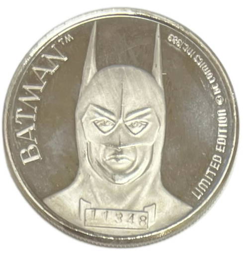 1989 Batman 50th Anniversary Limited Edition 1 Oz Silver Dc Comics Inc.