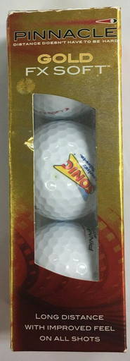 Pinnacle Gold Fx Soft Box Of 3 Golf Balls