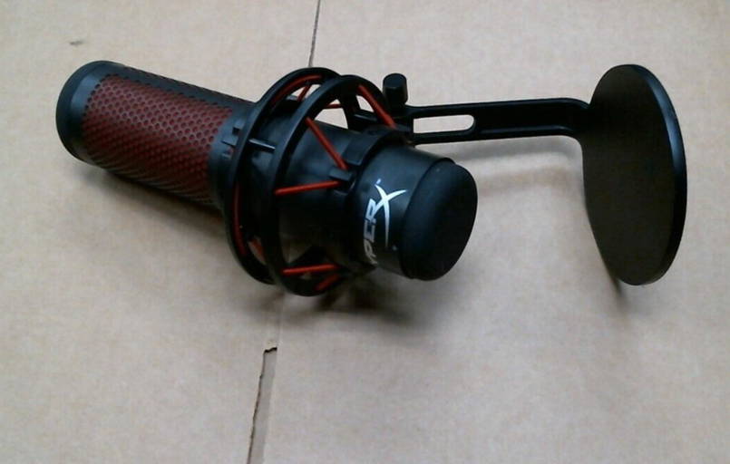 Hyperx Quadcast Wired Multi Pattern Electret Condenser Microphone.