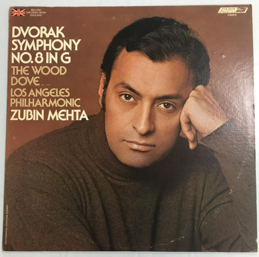 Lp: Dvorak: Symphony No. 8 In G (the Wood Dove); Mehta, Los Angeles ...