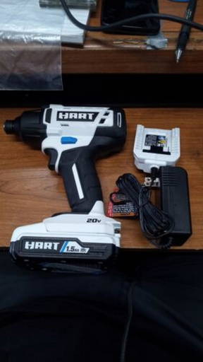 Hart Hpid02b 20v Impact Driver W/ Battery And Charger