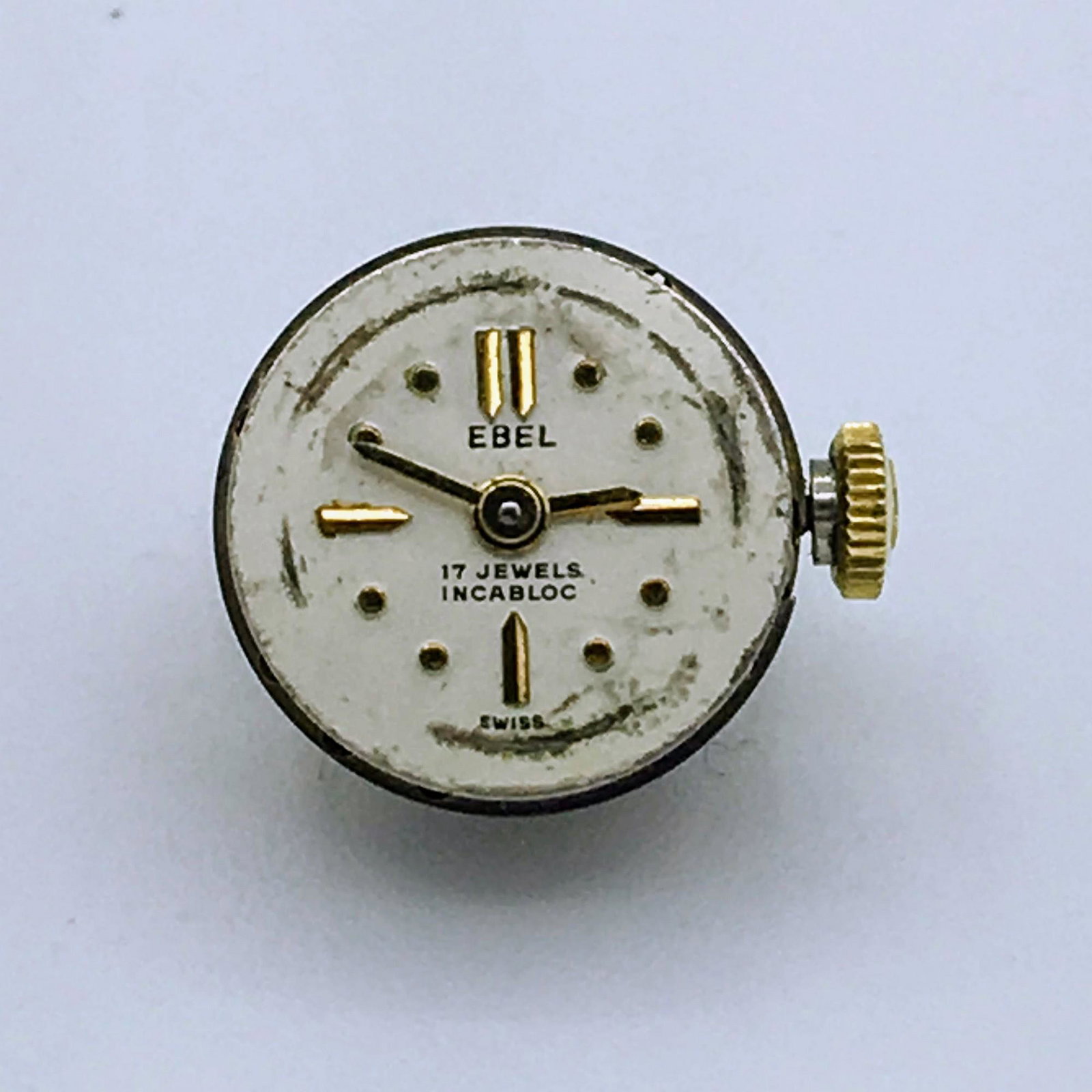 Vintage Ebel Swiss Jean-claud Watch Co. 17j Unadj Incabloc Watch ...