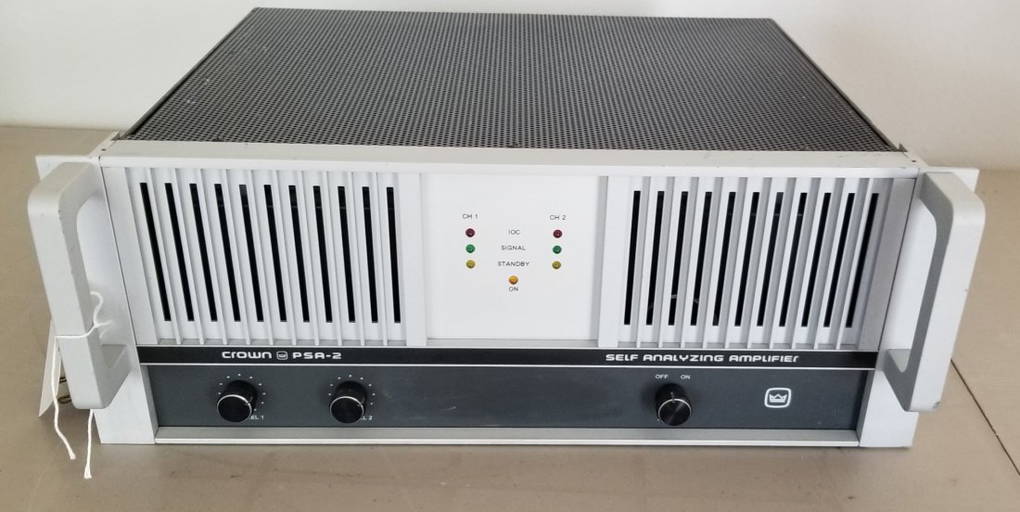 Crown PSA-2 Self Analyzing Amplifier - Dec 06, 2020 | Leonard's Auction ...