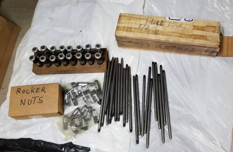 Pushrods, Rocker Nuts, Lifters