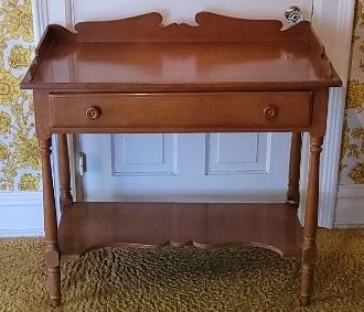 Antique Statton Maple Wash Stand With Drawer