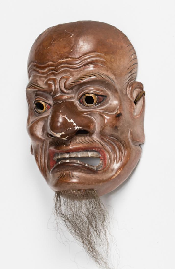 A NOH MASK OF WASHIBANA AKUJ