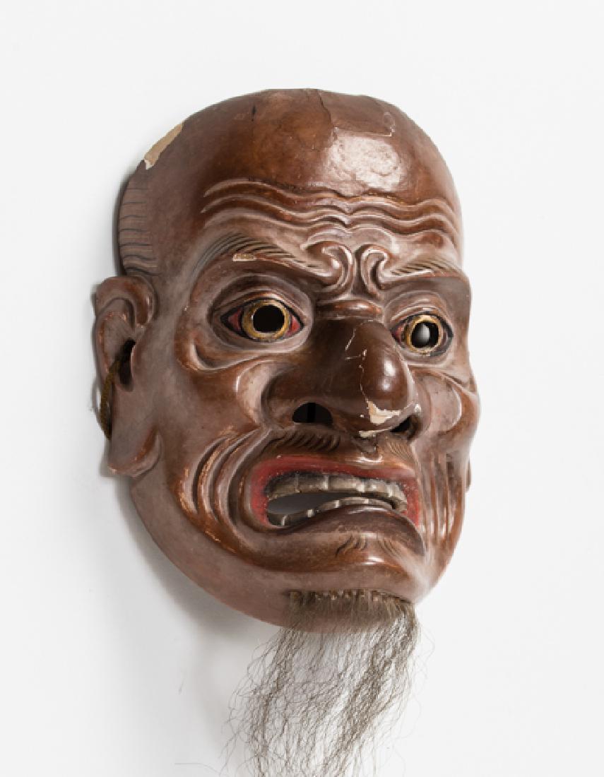 A NOH MASK OF WASHIBANA AKUJ