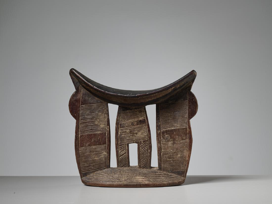 A Finely Carved Neck Rest, Ethiopia, Kambata People