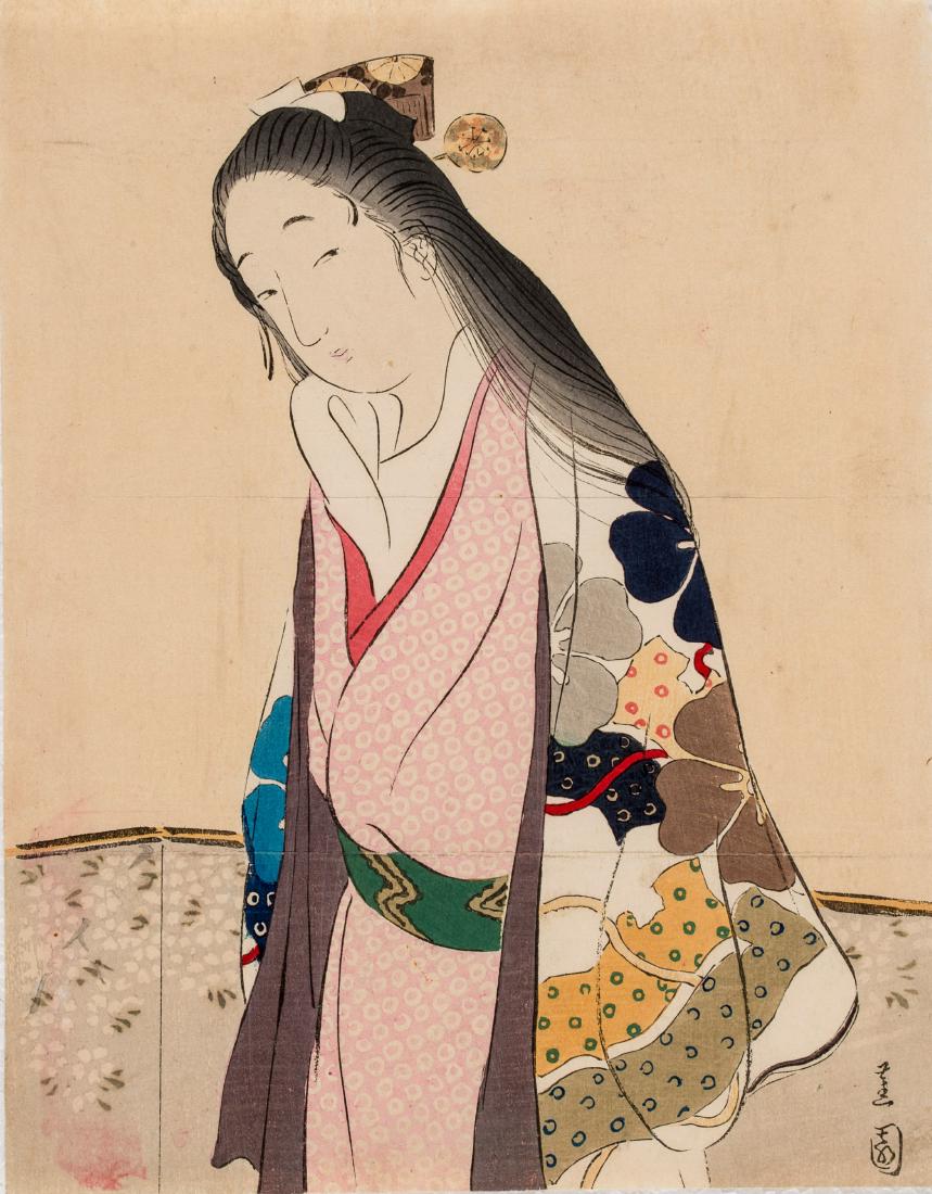 IZEDA SHOEN: PORTRAIT OF A YOUNG WOMAN, C. 1900