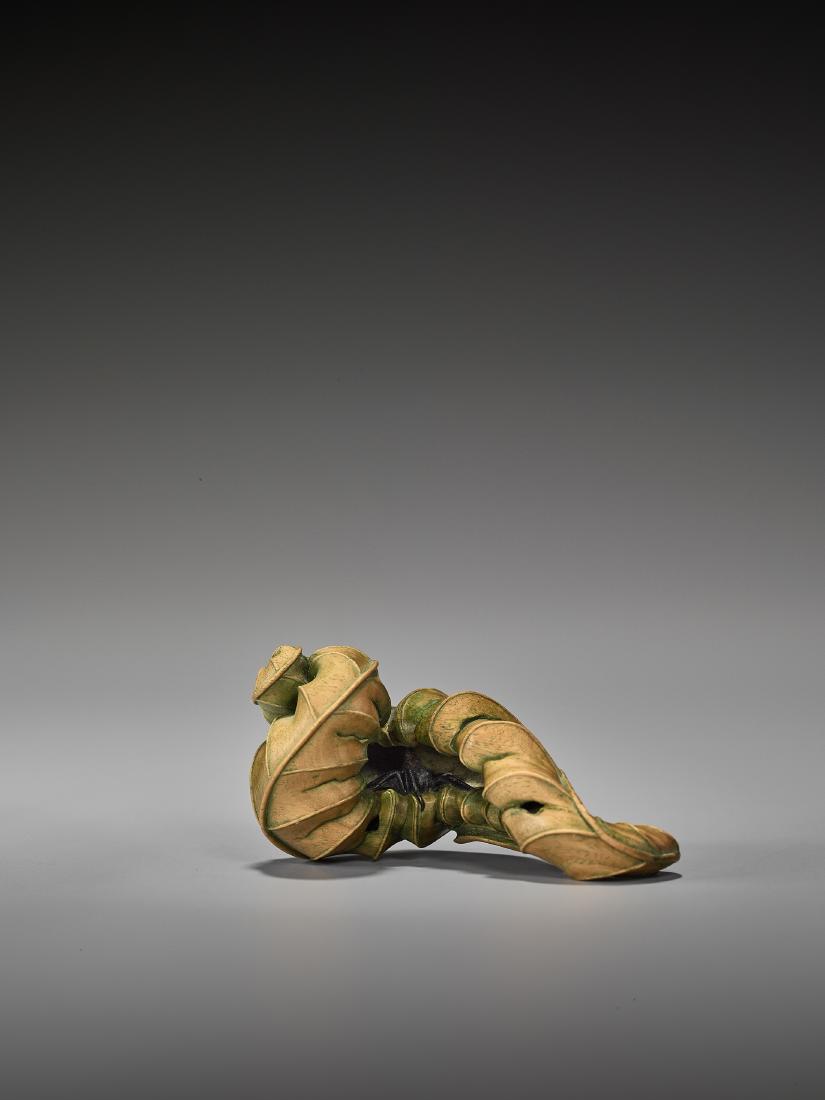 A NETSUKE OF A ROTTING LEAF AND SPIDER BY GUY SHAW - Apr 27, 2019 ...