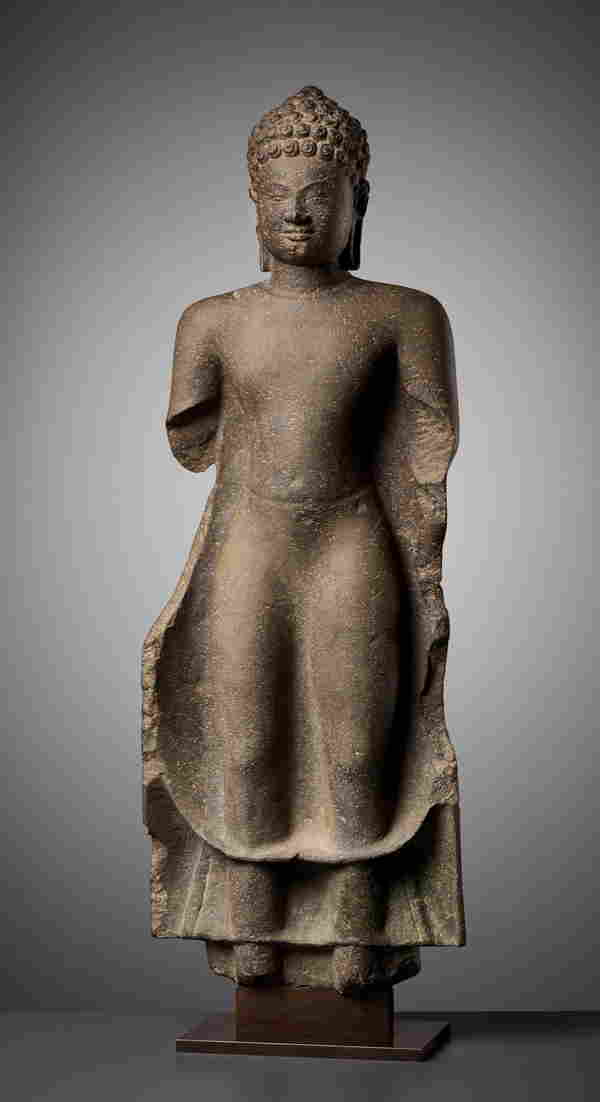 A SANDSTONE BUDDHA, PRE-ANGKOR PERIOD - Mar 11, 2022 | Galerie Zacke in ...