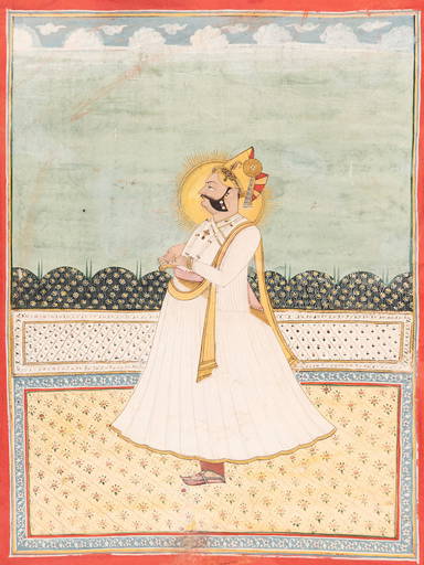 AN INDIAN MINIATURE PAINTING OF A RULER (#1322) on Jun 30, 2022 ...