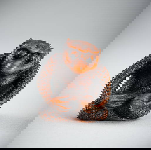 Masaaki: An Amusing Boxwood Shunga Netsuke Of A Kappa, Meiji