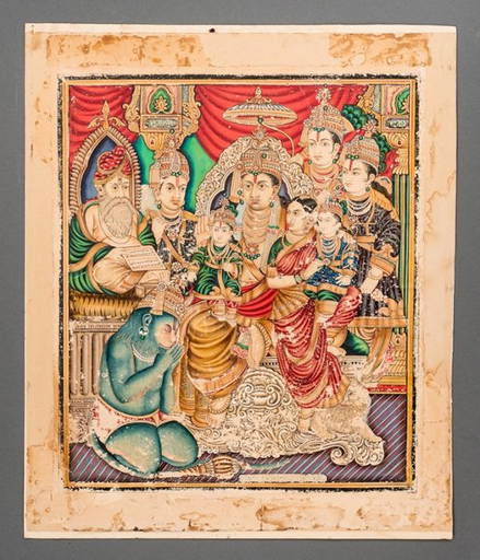 The Maharaja Wodeyar With Family