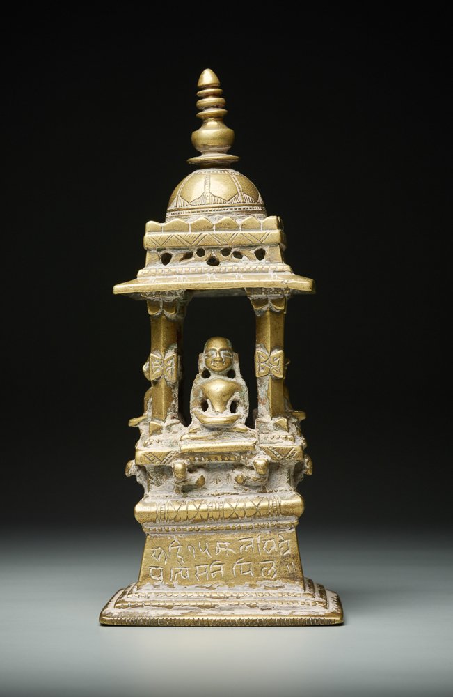 Four Jain Saints In A Shrine