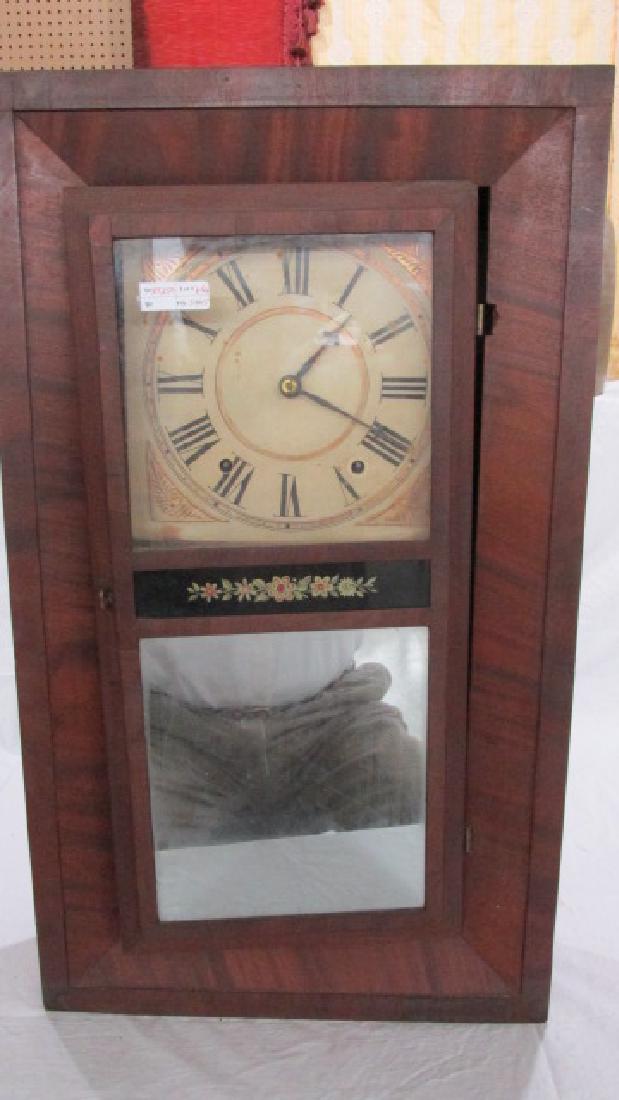 John Bacon 1838 Ogee Wooden Works Mantle Clock