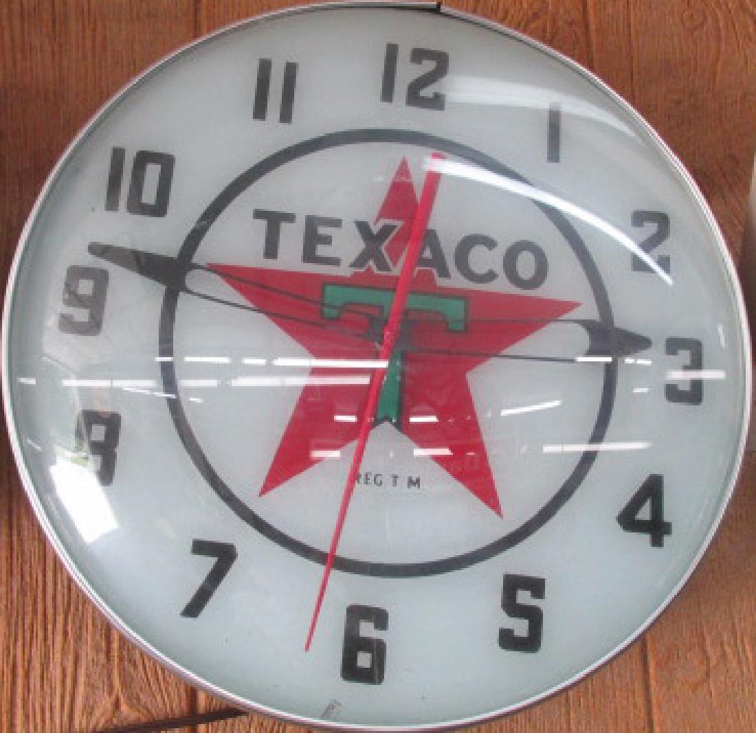 Texaco Advertising Clock