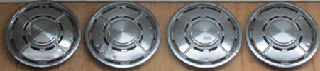 4 Chrome Studebaker Hubcaps