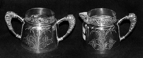 Union Silver Plate Quadruple Plated Victorian Cre