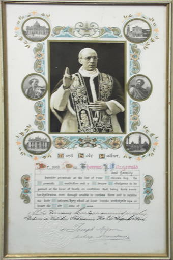 1939 Archbishop Joseph Migone Pope Pius XII Photo - Jan 15, 2022 | John ...