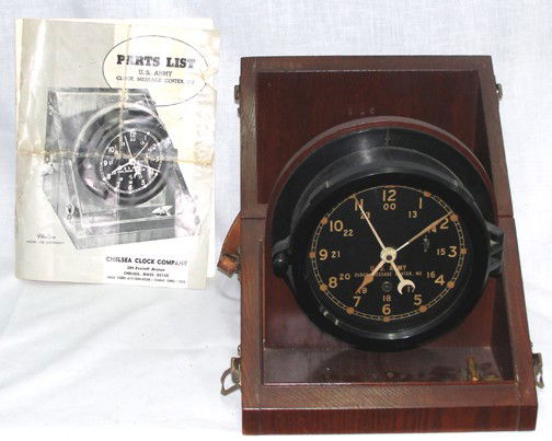 51: A Chelsea US Army Message Center M2 Clock - Nov 19, 2011 | John ...