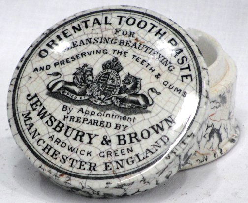 74: Jewsbury & Brown Oriental Tooth Paste Container