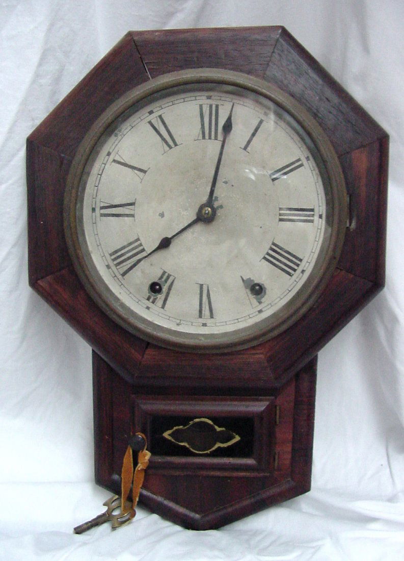 New Haven School House Clock : Lot 0095