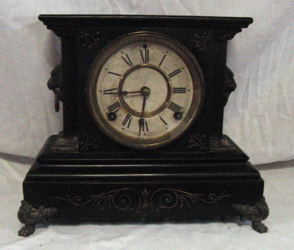 1882 Ansonia Cast Iron Mantle Clock