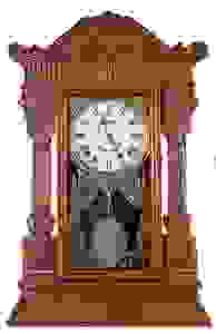 Jewel No. 11 Gilbert Lion's Head Oak Kitchen Cloc