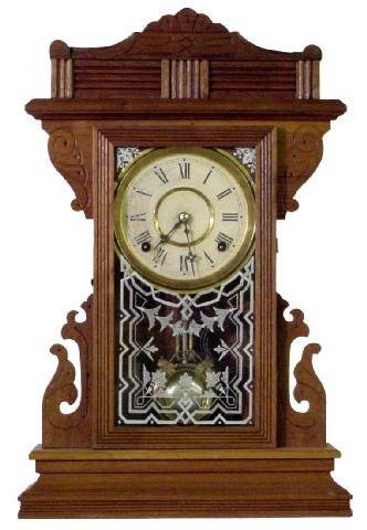 Panther Model Gilbert Walnut Kitchen Clock