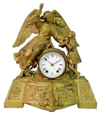 2227: Guardian Angel Seth Thomas Cast Iron Clock - May 01, 2004 | John ...