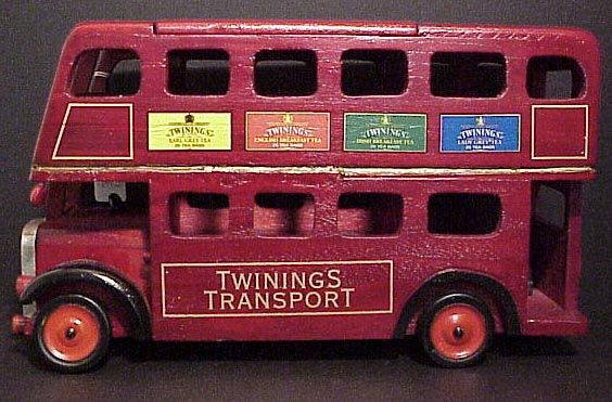 Twinings Transport Double Decker Bus