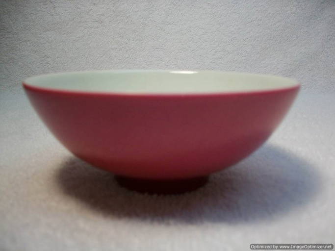Chinese Pink Rice Bowl