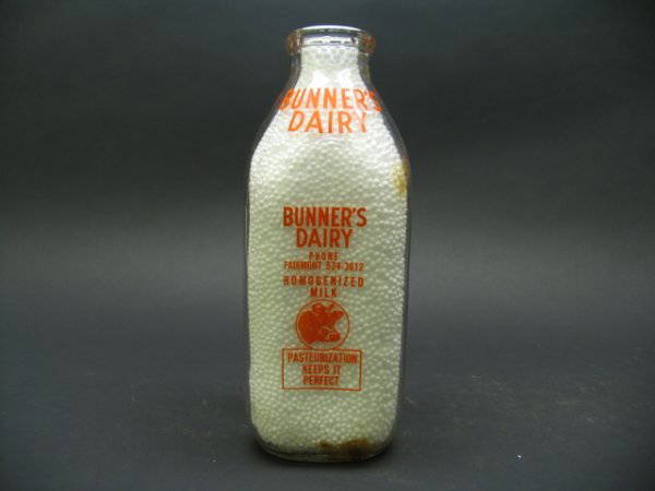 1389: Bunner's Dairy Milk Bottle - Jan 31, 2007 | Hassinger & Courtney ...