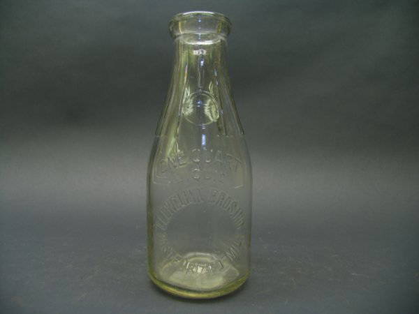 Llewellyn Bros Inc. Milk Bottle