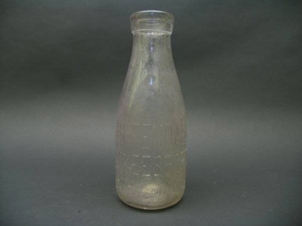 Diffendal's Mckeesport Milk Bottle