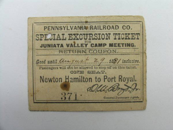 Prr Excursion Ticket