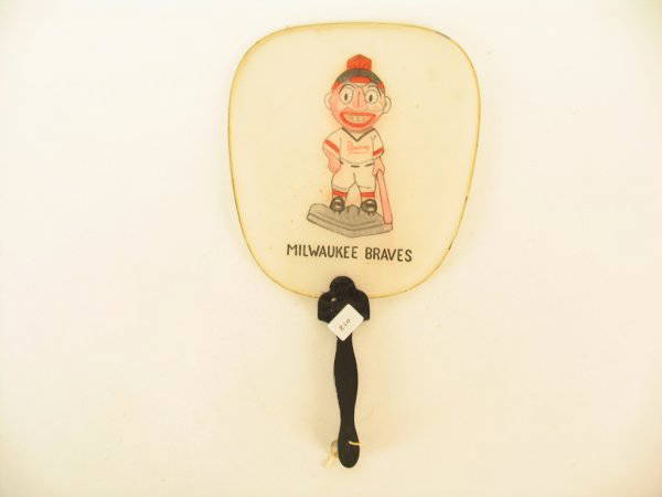 Milwaukee Braves Vintage Baseball Fan C. 1950's