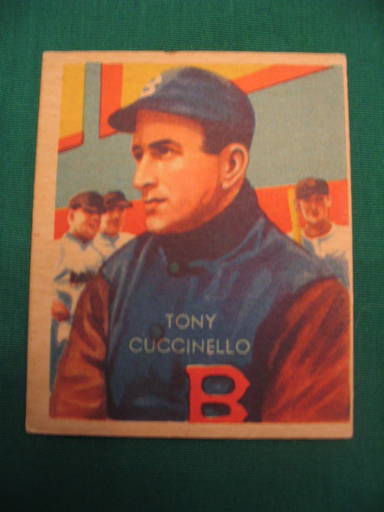 Tony Cuccinello 1934 Diamond Stars Baseball Card