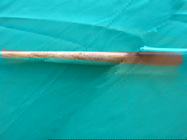 Ballantine Beer Family Day Bat C. 1940's