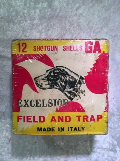 Vintage Excelsior Field And Trap 12 Ga. Shotgun Shells