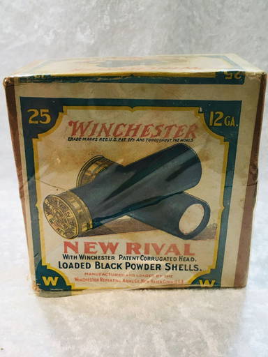 Vintage Winchester New Rival 12 Ga. Loaded Black Powder