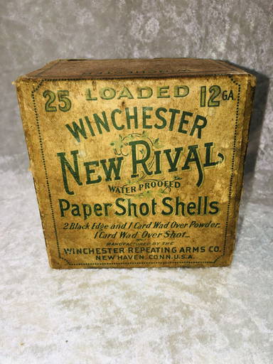 Vintage Winchester New Rival 12 Ga. Paper Shot Shells