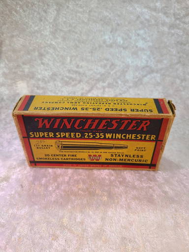 Vintage Winchester Super Speed .25-35 Winchester One - Apr 02, 2021 ...
